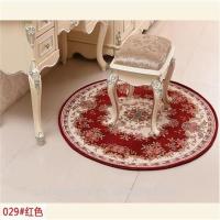 China Round Shape Flat Woven Area Rug Chinese Style Comfortable Feature for sale