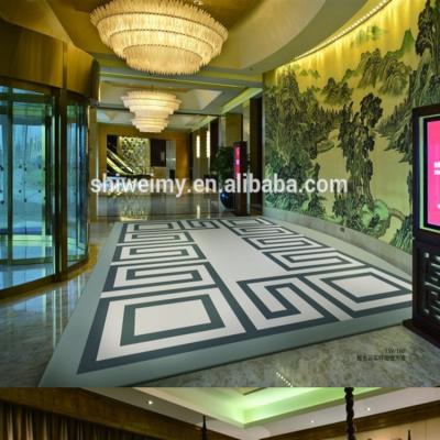 China Foldable Handmade Woollen Carpet / Modern Wool Rugs Jacquard Style for sale