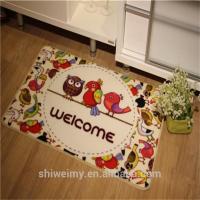 China Cartoon bird design welcome door mat for sale