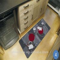 China Anti-slip printed loop pile Nylon floor mat for sale