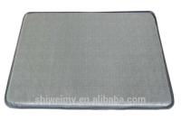China Plain gray pvc top with NBR foam kitchen stand mat for sale