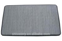 China Plain gray pvc top with NBR foam kitchen stand mat for sale