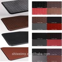 China Black Grid pattern pu anti fatigue mat with NBR foam for sale