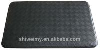 China Black Grid pattern pu anti fatigue mat with NBR foam for sale