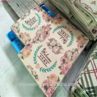 China Anti-slip plastic pvc printed door mat for sale