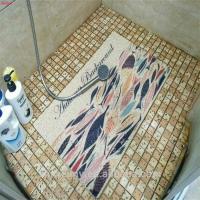 China Cartoon Coir Entrance Matting , Non Slip Bathroom Mats Eco - Friendly for sale