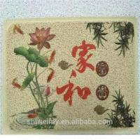 China Cartoon Coir Entrance Matting , Non Slip Bathroom Mats Eco - Friendly for sale