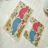 China Bathroom Coir Foot Mat Cartoon Printed Design Eco - Friendly Feature for sale