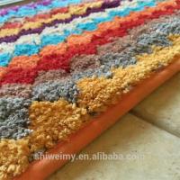China Hot sales colorful stripe microfiber doormat, Kitchen mat, bath mat for sale