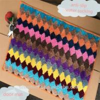 China Hot sales colorful stripe microfiber doormat, Kitchen mat, bath mat for sale