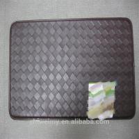China Plaid surface PU with NBR anti-fatigue kitchen feet mat for sale