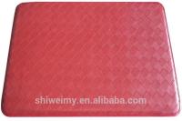 China Plaid surface PU with NBR anti-fatigue kitchen feet mat for sale