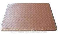 China Plaid surface PU with NBR anti-fatigue kitchen feet mat for sale