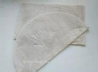 China Half round shaggy microfiber entrance mat for sale