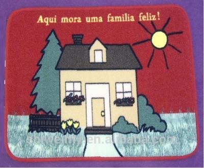 China Cut pile Nylon with latex backing door rug&mat China for sale