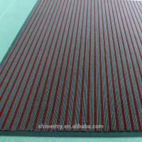 China 2016 latest PP stripe & rib outdoor indoor rug mat for sale