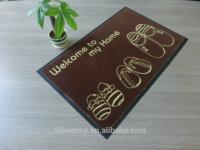 China Cut pile printed 3D polyester door mat for home ,office for sale