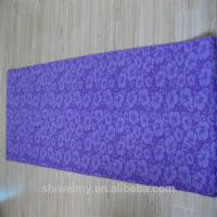 China Eco-friendly pvc logo printed yoga mat crossfit mat for sale