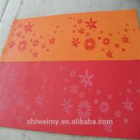 China Eco-friendly pvc logo printed yoga mat crossfit mat for sale