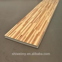 China Mixed colors grid design modern flat wooden texture laminating flooring for sale