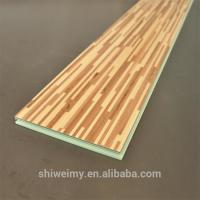 China Mixed colors grid design modern flat wooden texture laminating flooring for sale