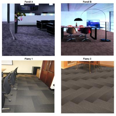 China Heavy Duty Plastic Floor Covering Fire Resistant Feature Oriental Design for sale