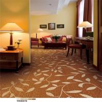 China 100 Nylon Modern Home Flooring Anti - Slip Backing Plain Surface for sale