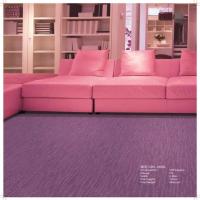 China Purple Hotel Carpet Flooring High Cut Low Loop Nylon Material Woven Technics for sale