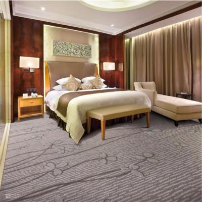 China Luxury Hotel Quality Carpet Beige Color Floral Design OEM Service for sale
