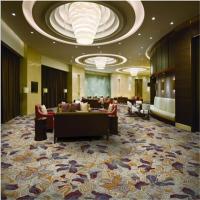 China 5 Star Hotel Carpet Flooring / Waterproof PVC Flooring Woven Technics for sale