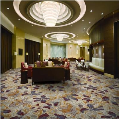 China 5 Star Hotel Carpet Flooring / Waterproof PVC Flooring Woven Technics for sale