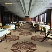China 5 Star Hotel Carpet Flooring / Waterproof PVC Flooring Woven Technics for sale
