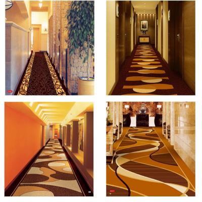 China Multi Coloured Striped Carpet For 5 Star Hotel Corridor Royal Classical Design for sale
