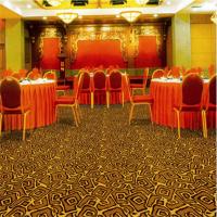 China Commercial Hotel Carpet Flooring , Wilton Weave Carpet Jacquard Style for sale