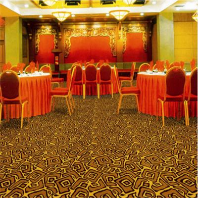 China Commercial Hotel Carpet Flooring , Wilton Weave Carpet Jacquard Style for sale