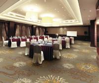 China Lobby PVC Carpet Flooring / Commercial Carpet Flooring Flower Pattern for sale