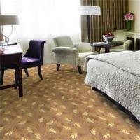 China Flat Wave Modern Home Carpet / Luxury Wall To Wall Carpet Antistatic Function for sale