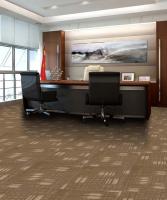 China Wedding PVC Carpet Flooring / Polyester Carpet Tiles Woven Technics for sale