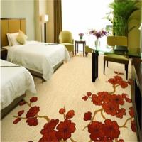 China Apartment Modern Carpet Tiles 80% Wool 20% Nylon Jacquard Style for sale