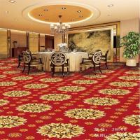 China Rose Printed Nylon Polyester Carpet For Restaurant Room Anti - Fatigue Feature for sale
