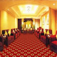 China Meeting Room PVC Carpet Flooring 100% Polypropylene Material Jacquard Style for sale