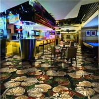 China Indoor PVC Carpet Flooring 80% New Zealand Wool 20% Nylon Floral Style for sale