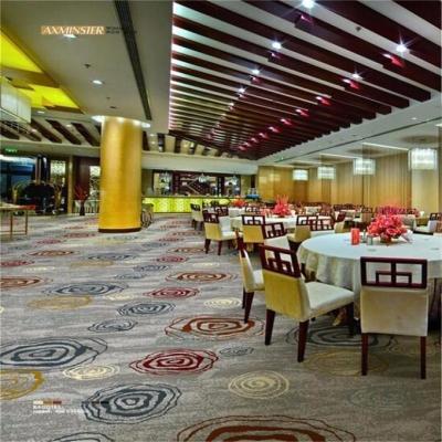 China Axminster Banquet Hall Carpet 80% Wool 20% Nylon Antistatic Feature for sale