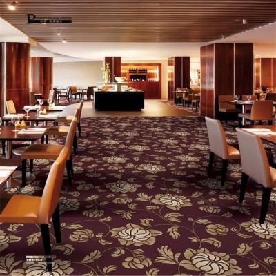 China Floral Printed Nylon Commercial Carpet Shaggy Pattern Antibacterial Feature for sale