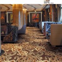 China Floral Printed Nylon Commercial Carpet Shaggy Pattern Antibacterial Feature for sale