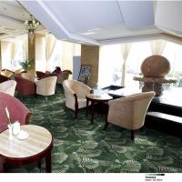 China Green Printed Nylon Polyester Carpet / Cut Pile Nylon Carpet Eco - Friendly for sale