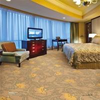 China Bedroom Nylon Polyester Carpet / Long Lasting Carpet Embroidered Design for sale