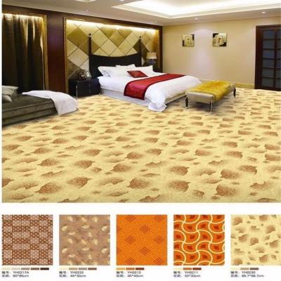 China 4m Star Hotel Nylon Polyester Carpet Pastel Color Printed Feature for sale