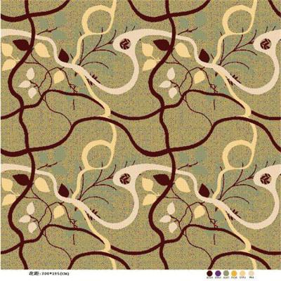 China Oriental Handmade Woollen Carpet , Woven Wool Area Rugs Jacquard Style for sale