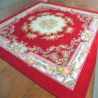 China Traditional Handmade Woollen Carpet , Hand Tufted New Zealand Wool Rug for sale